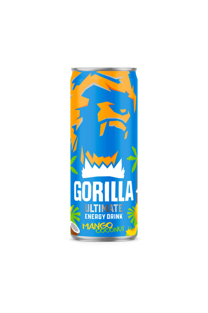 Gorilla energy drink mangococonut 250ml – Beverage Distribution